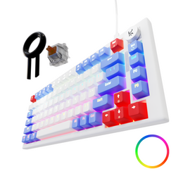 Home › Hive White-Purple Wired Gaming Keyboard