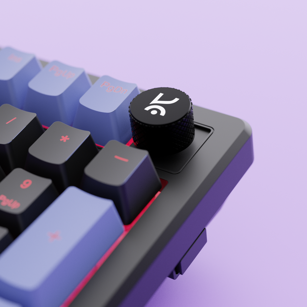 Hive Full-Size Black - Purple Wired Gaming Keyboard – Kreo