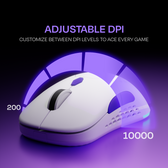 Chimera White Wireless Gaming Mouse