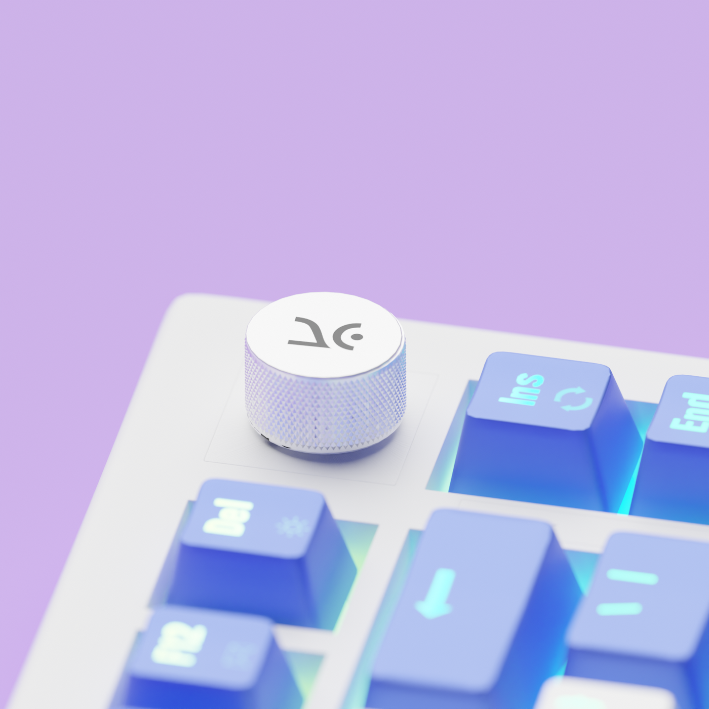 Hive75 White-Purple Wired Gaming Keyboard – Kreo