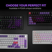 Hive Full-Size Black - Purple Wired Gaming Keyboard