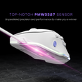 Hawk White Gaming Mouse (Hawk 2a)