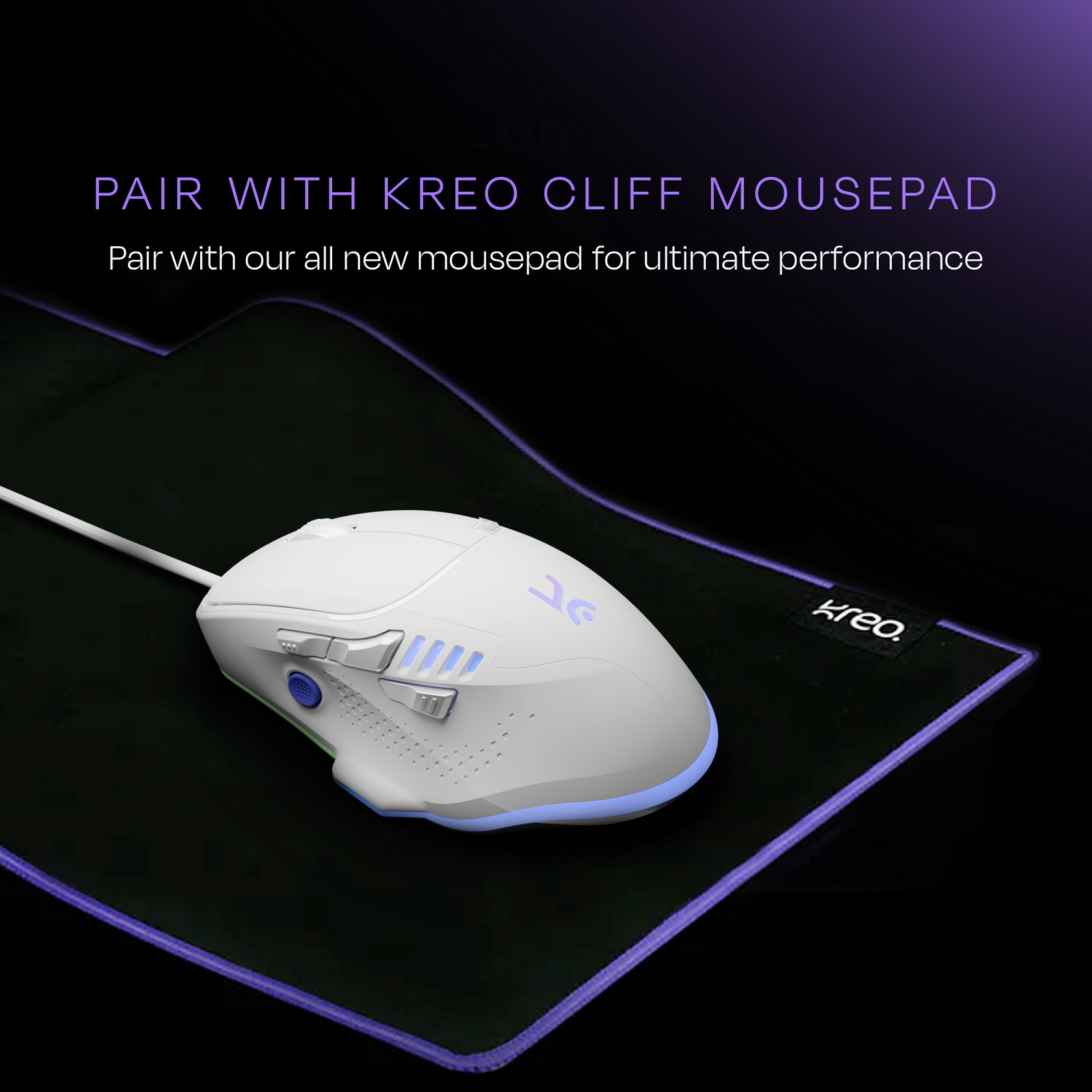 Hawk White Gaming Mouse (Hawk 2a)