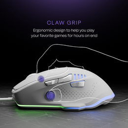 Hawk White Gaming Mouse (Hawk 2a)