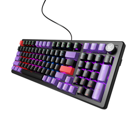Hive Full-Size Black - Purple Wired Gaming Keyboard