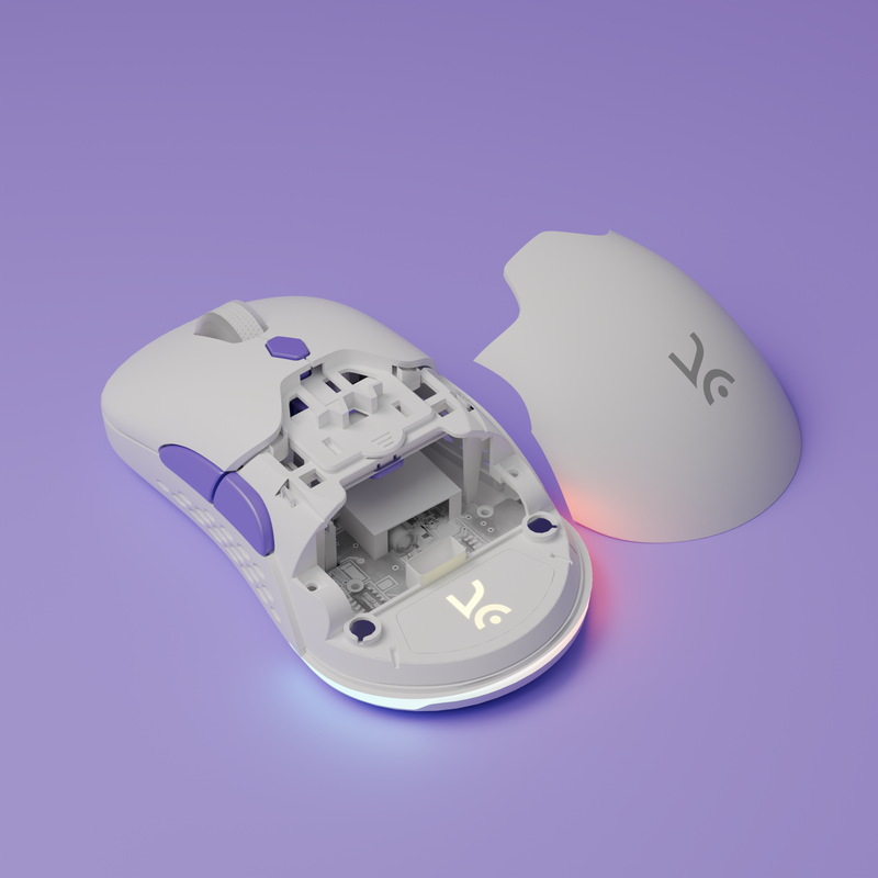 Chimera White Wireless Gaming Mouse – Kreo