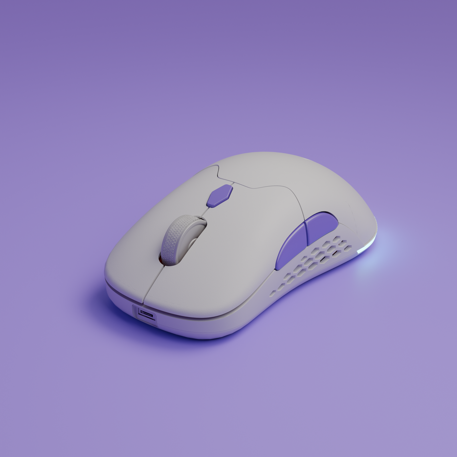 Chimera White Wireless Gaming Mouse – Kreo