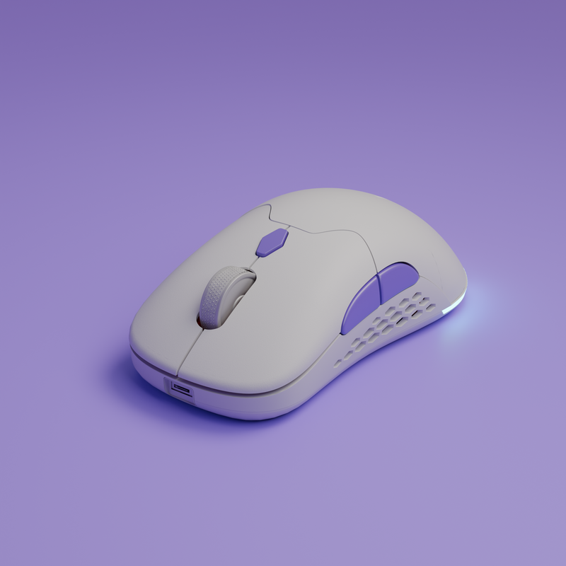 Chimera White Wireless Gaming Mouse – Kreo