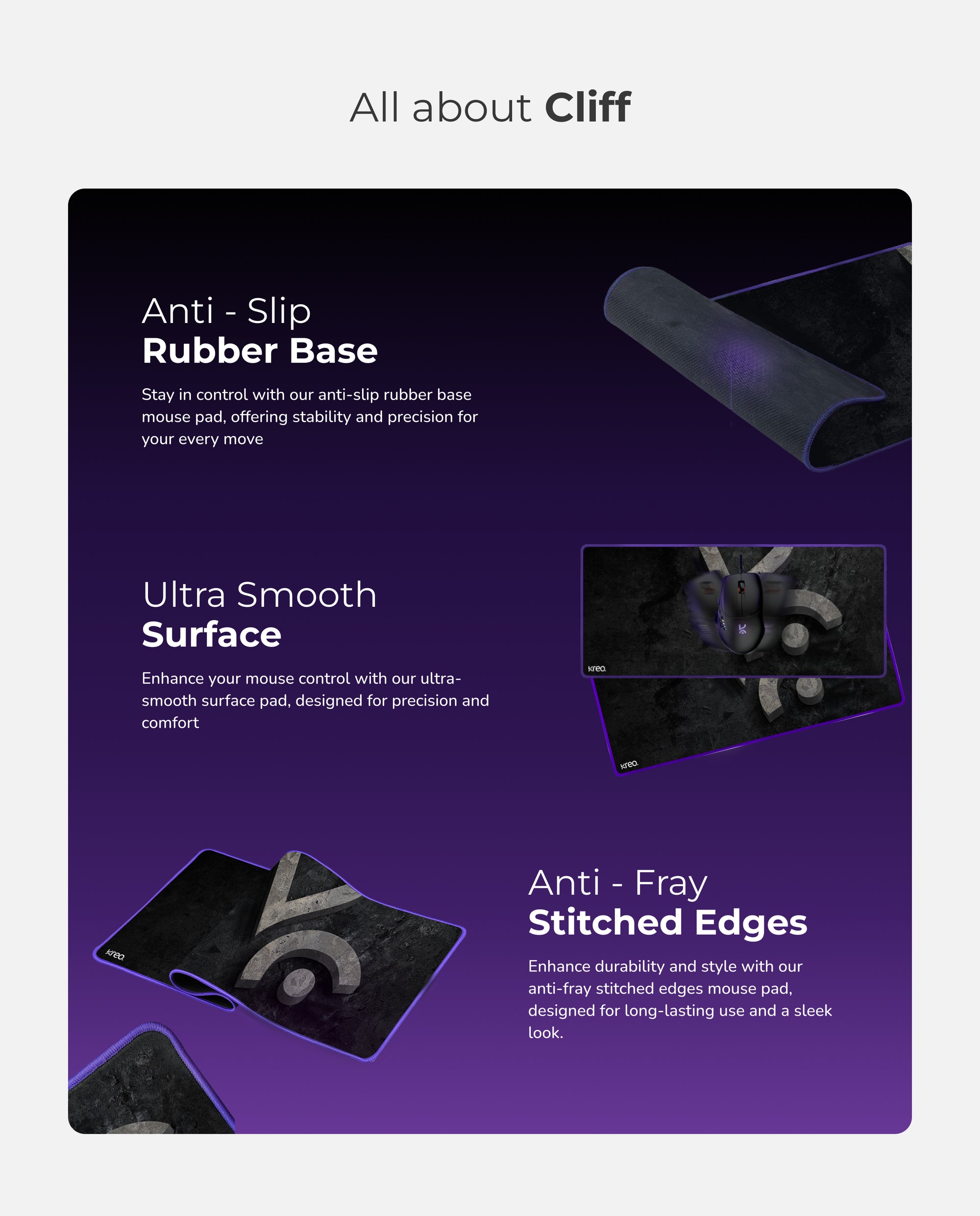 Cliff Igneous Gaming MousePad