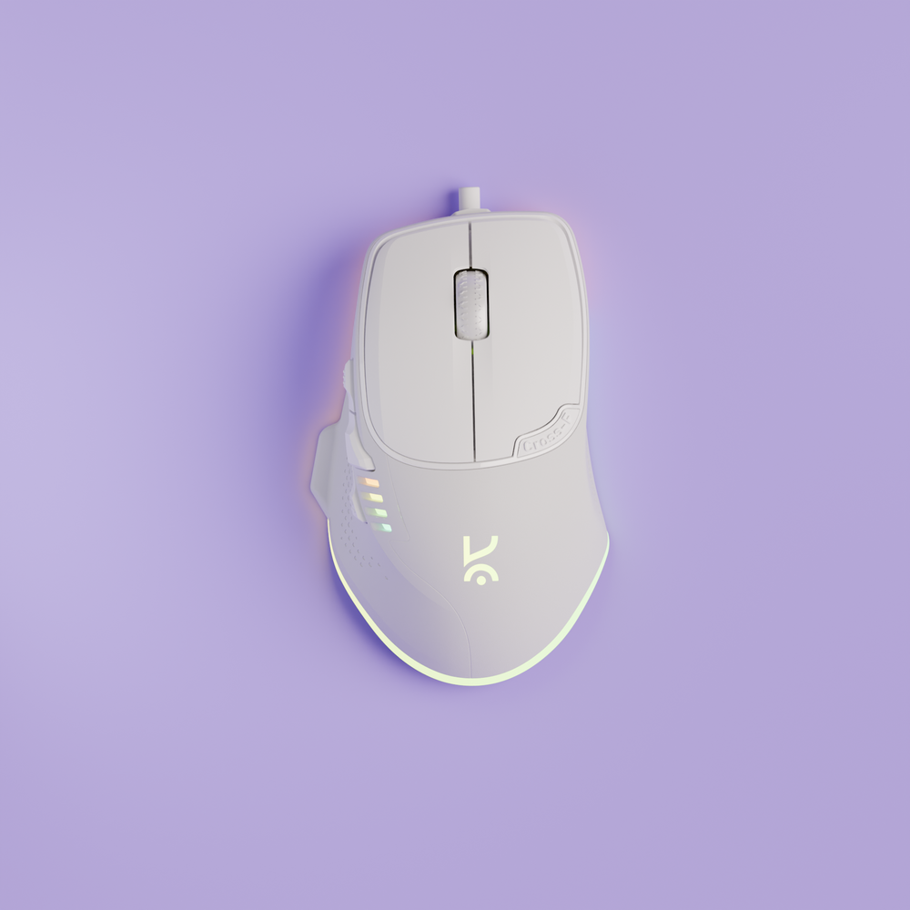 Hawk White Gaming Mouse – Kreo