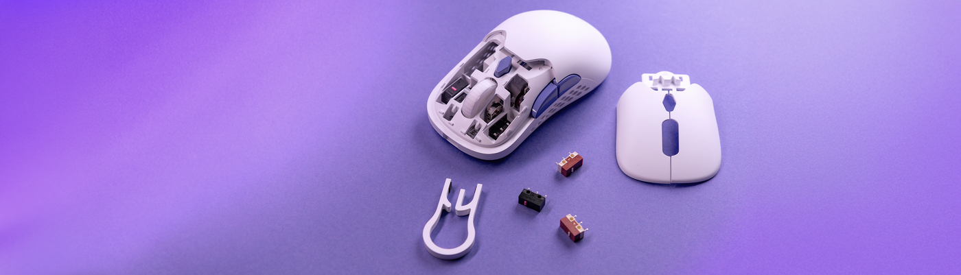 Chimera White Wireless Gaming Mouse – Kreo