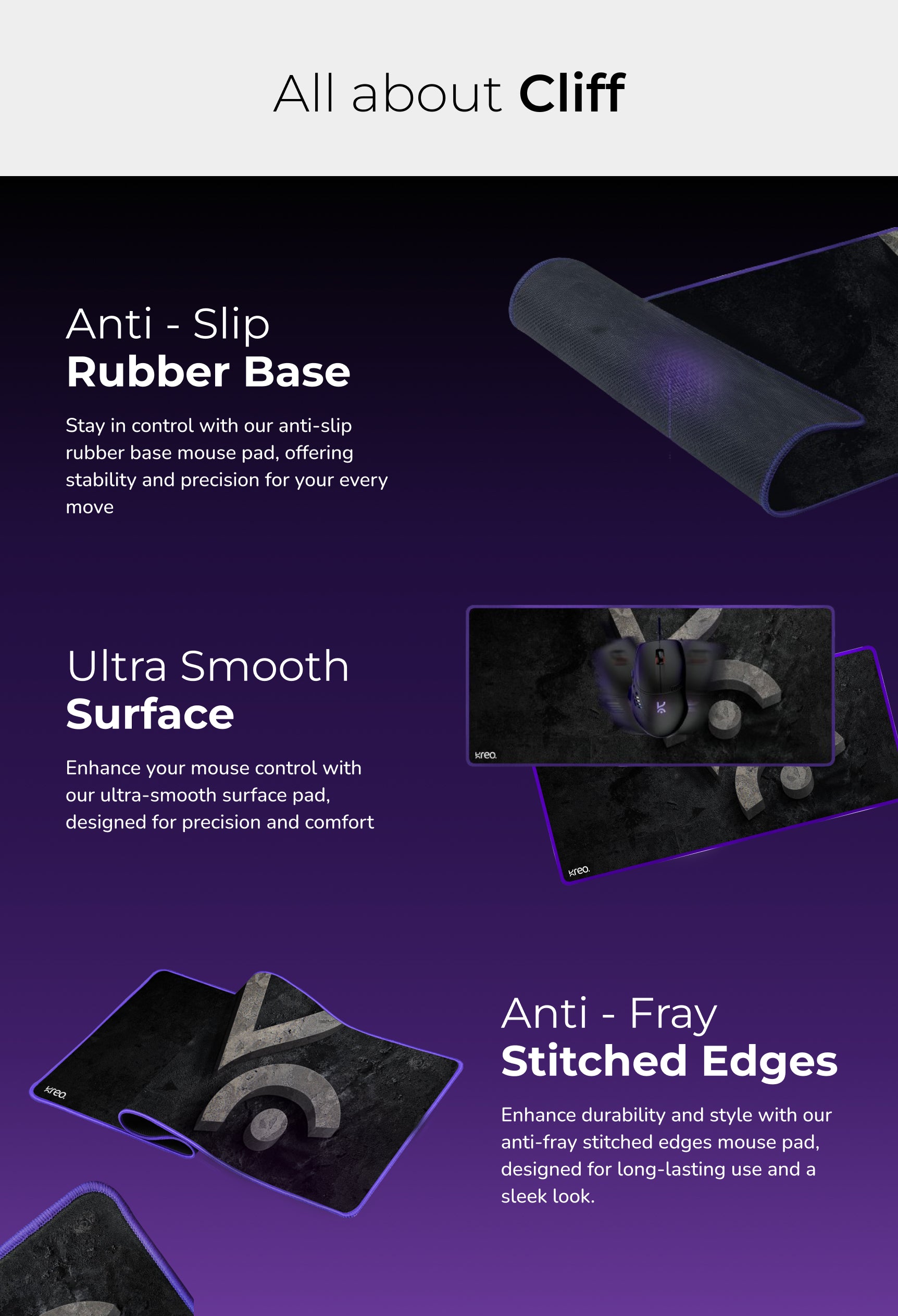 Cliff Igneous Gaming MousePad