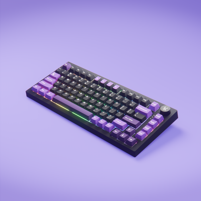 Swarm Black Purple Wireless Gaming Keyboard – Kreo