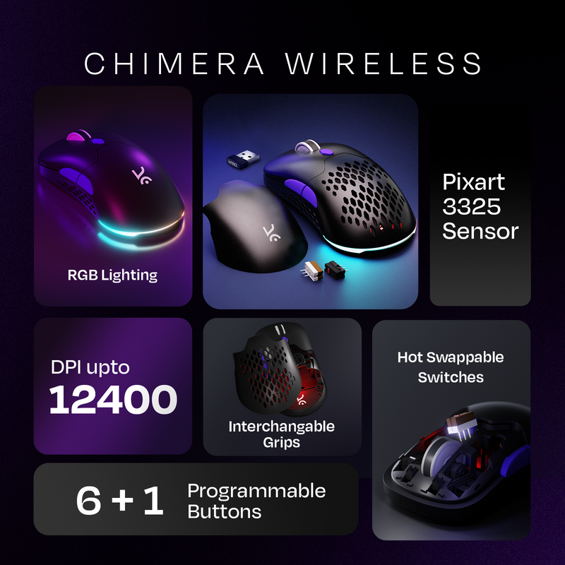 Chimera Wireless Gaming Mouse – Kreo