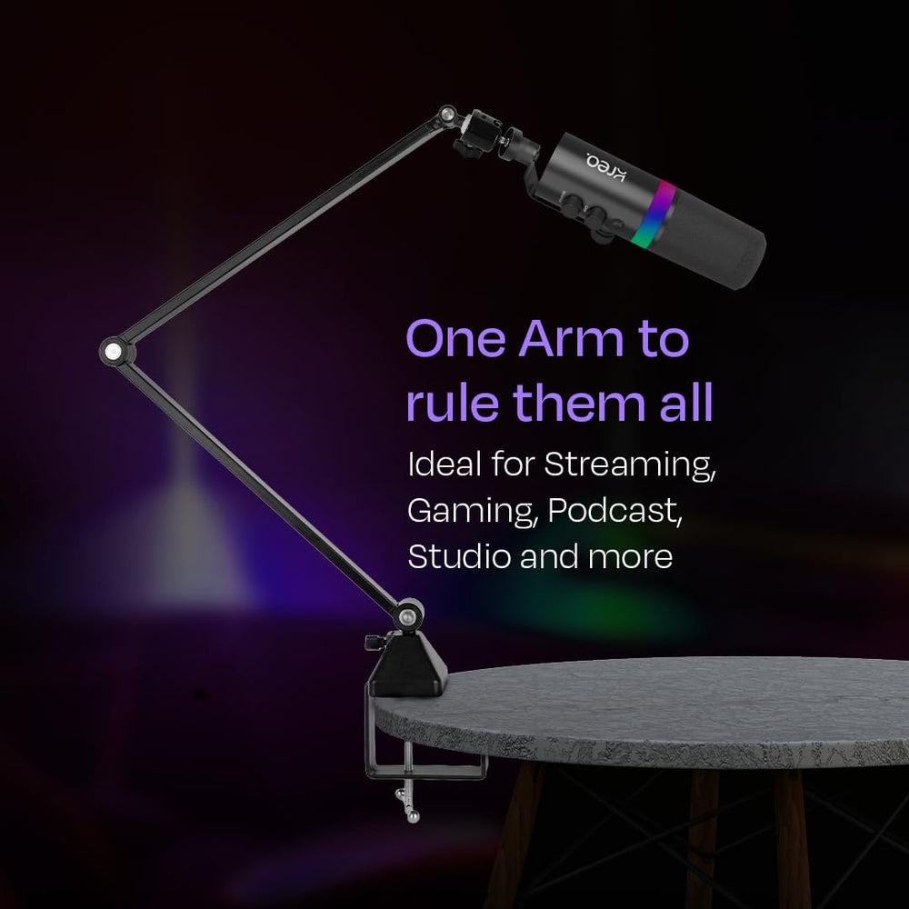 Kast Dynamic Mic + Rod Pro Boom Arm Combo – Kreo
