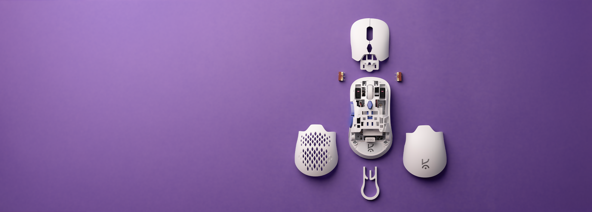 Chimera White Wireless Gaming Mouse – Kreo