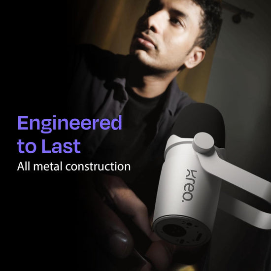 Kast White Dynamic Microphone